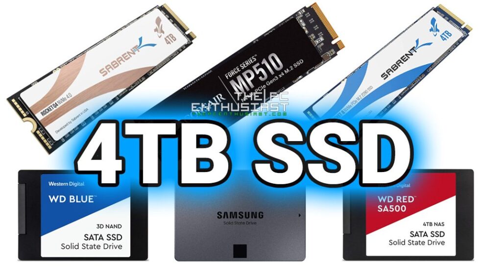 Best 4TB SSD Available Today 2021 - From SATA, M.2 NVMe To External ...
