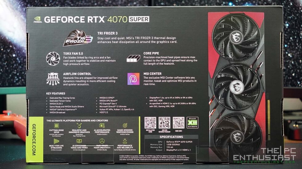 MSI GeForce RTX 4070 Super Gaming X Slim MLG Review: Red-Themed Graphics Card is Back ...