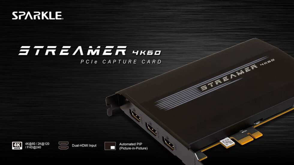 Sparkle Announces Streamer 4K60 PCIe Capture Card | ThePCEnthusiast