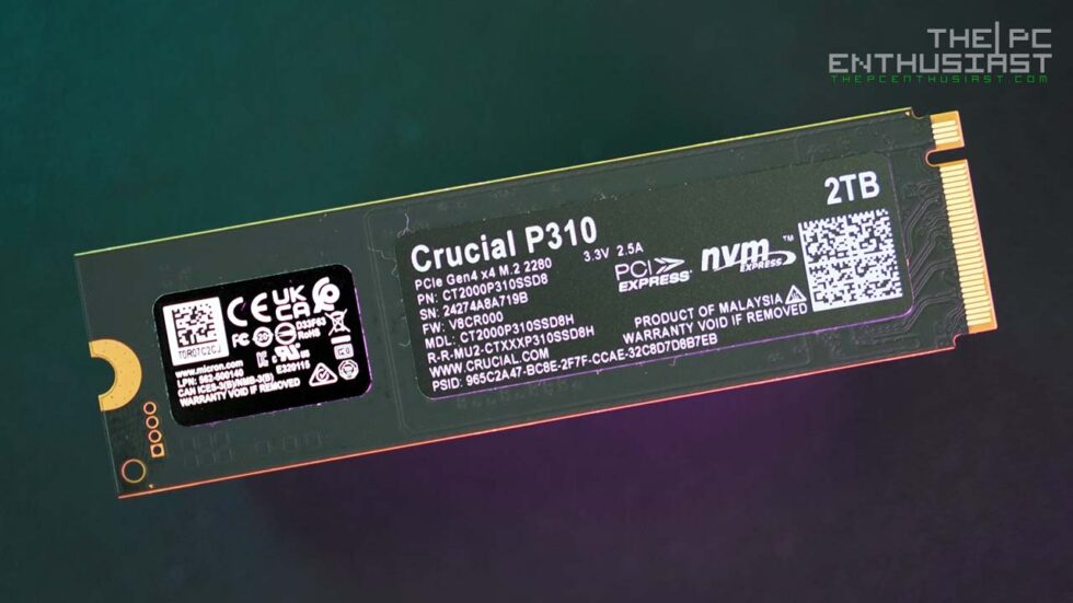 Crucial P310 2280 Gen4 NVMe M.2 SSD Review - Same Fast Performance, Better Compatibility ...