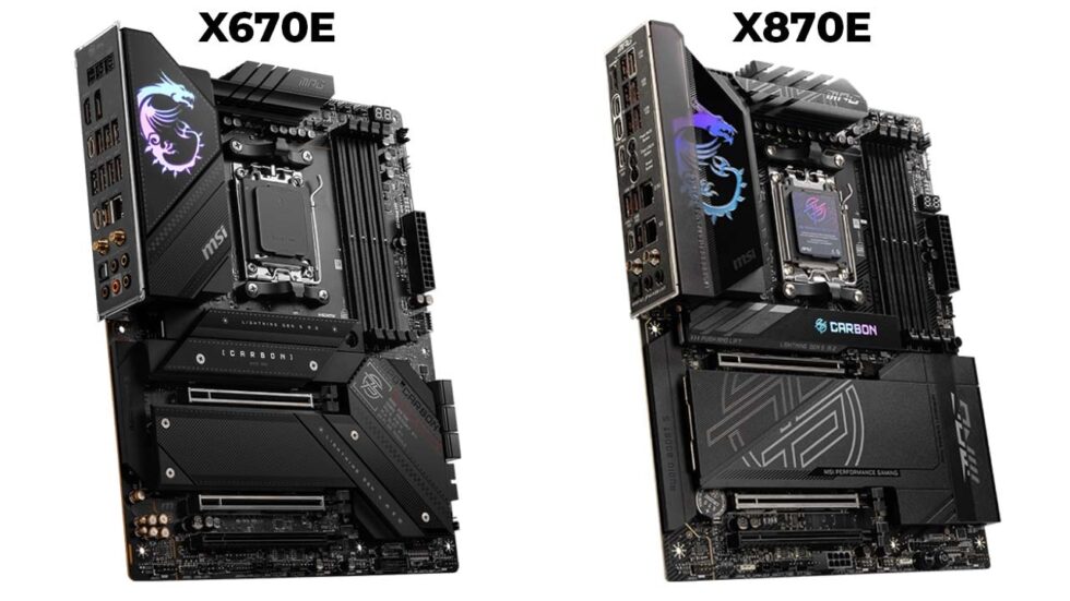 AMD X870(E) vs. X670(E) and B650(E): What's the Difference and Which ...