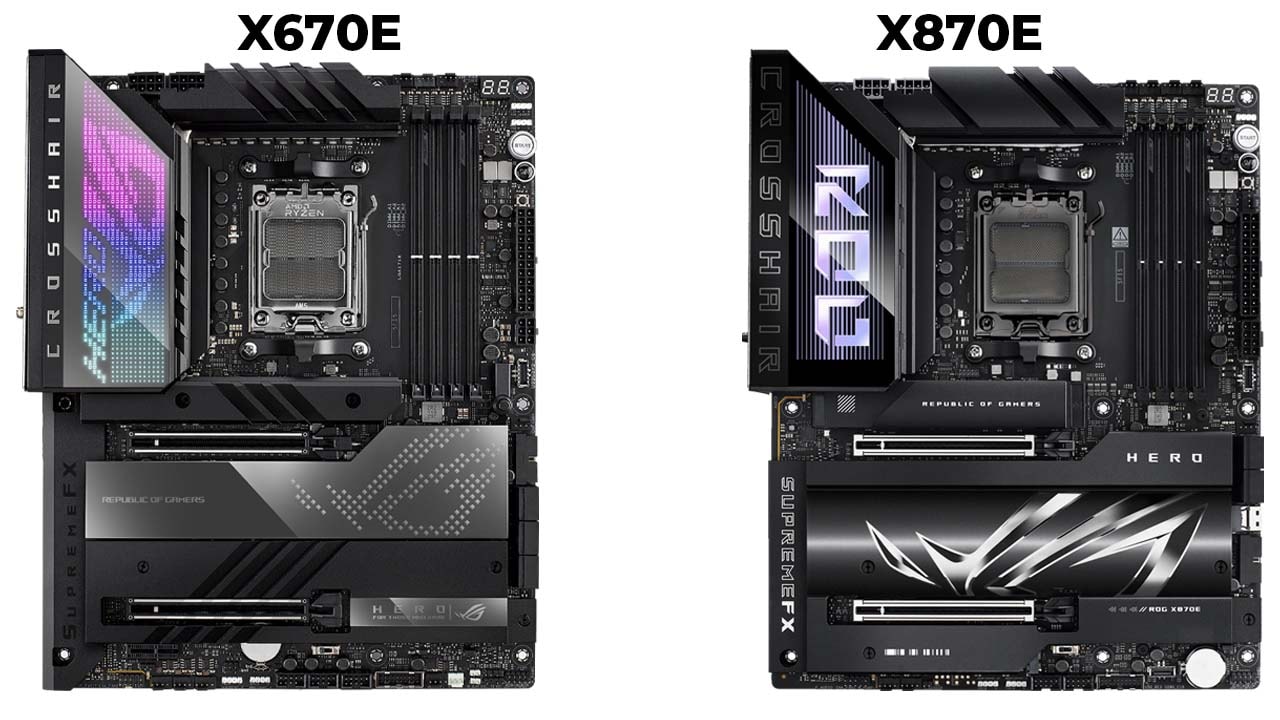 AMD X870(E) vs. X670(E) and B650(E): What's the Difference and Which ...