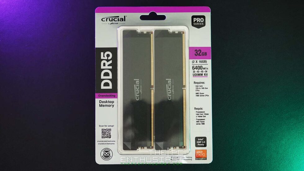 Crucial Pro Series DDR5-6400 32GB Memory Kit Review | ThePCEnthusiast