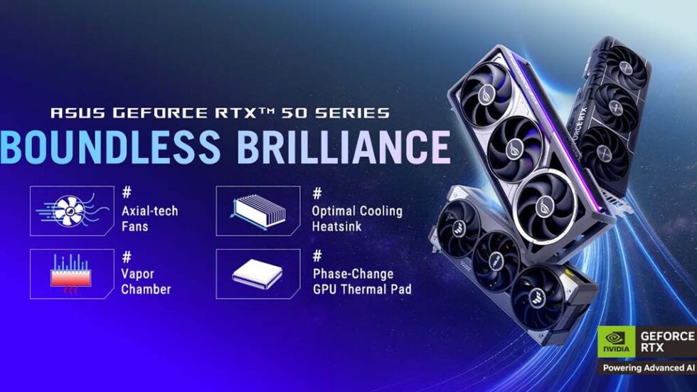 All Asus GeForce RTX 50 Series Graphics Cards, ROG Astral RTX 5090 ...