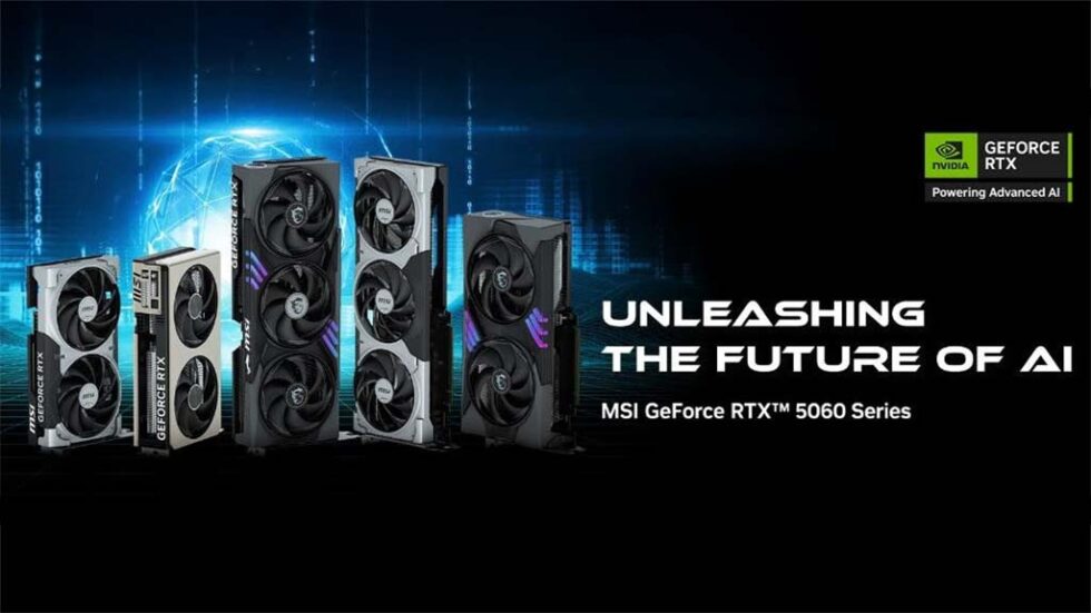 MSI Releases Custom NVIDIA GeForce RTX 5060 Series Graphics Cards ...