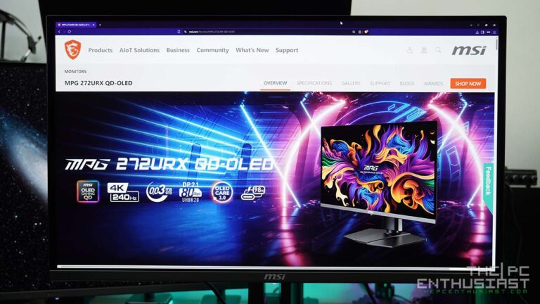MSI MPG 272URX QD-OLED Review - Best 27-inch 4K 240Hz Gaming Monitor? | ThePCEnthusiast