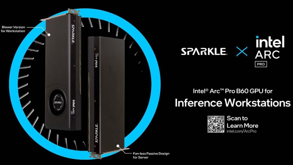 Sparkle Intel Arc Pro B60 24GB GPU Shows Up At Computex 2025 ...