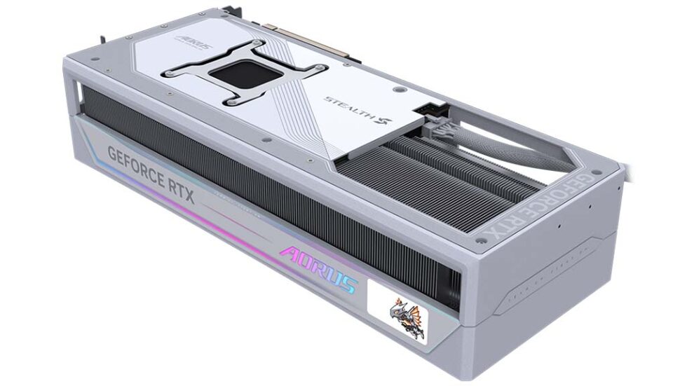 Gigabyte AORUS GeForce RTX 5090 Stealth Ice Graphics Card Has Hidden Power Connector ...