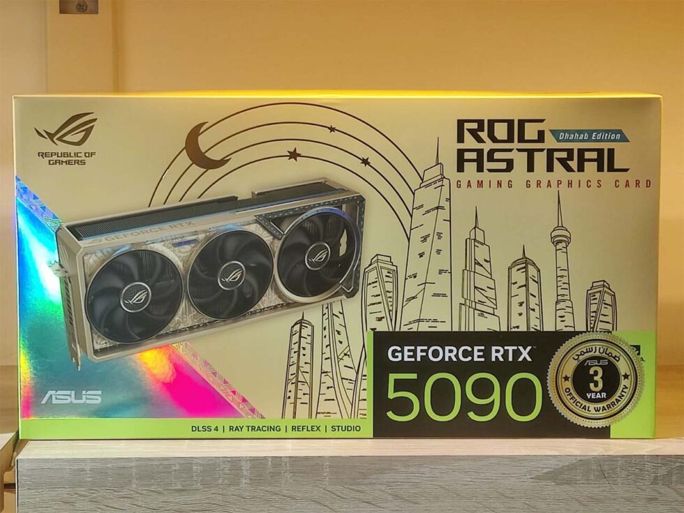 ASUS ROG Astral GeForce RTX 5090 DHAHAB OC Edition Listed on eBay and ...