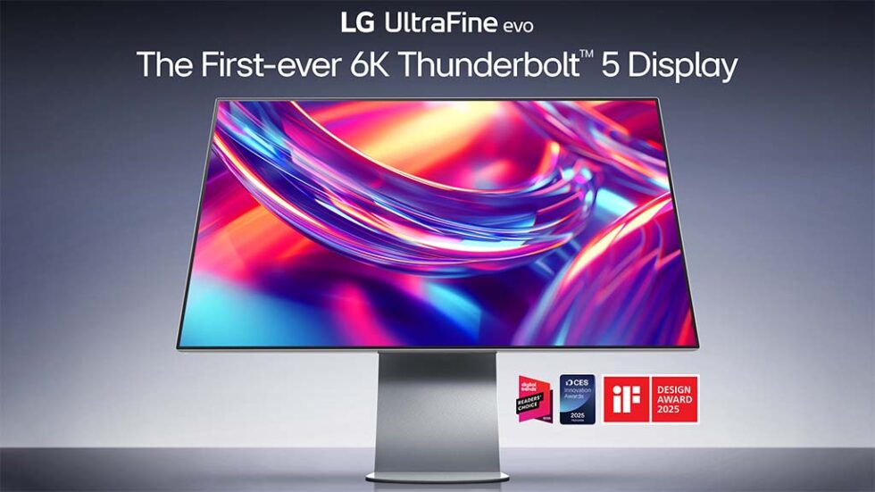 The LG UltraFine 6K (32U990A) Is The World's First 6K Thunderbolt 5 ...