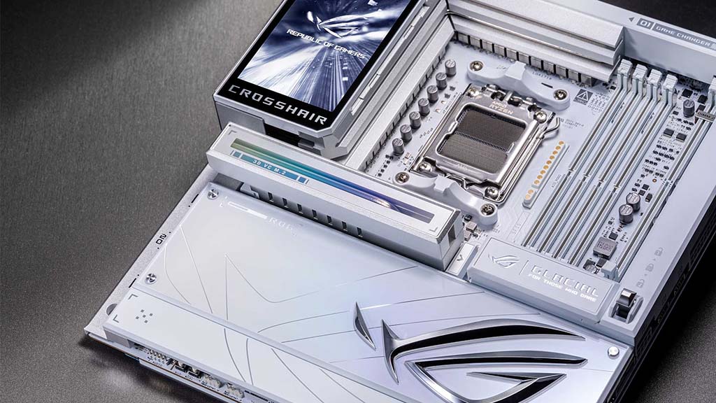 Asus' Best X870E Motherboard, the ROG Crosshair X870E Glacial, Now ...