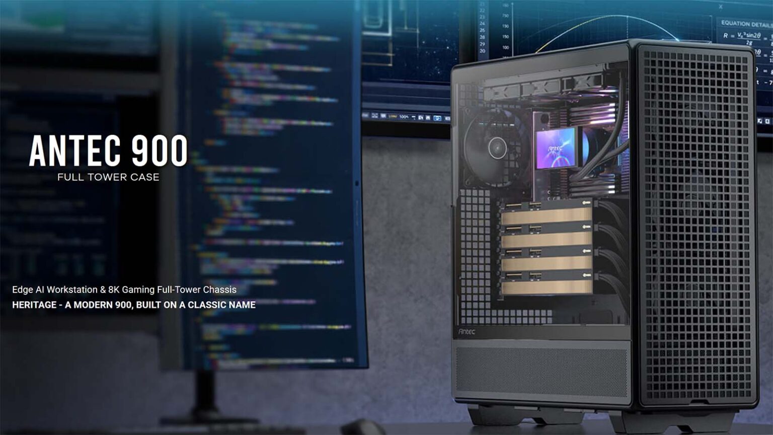 Antec 900 Full Tower Case Announced for AI Workstations | ThePCEnthusiast
