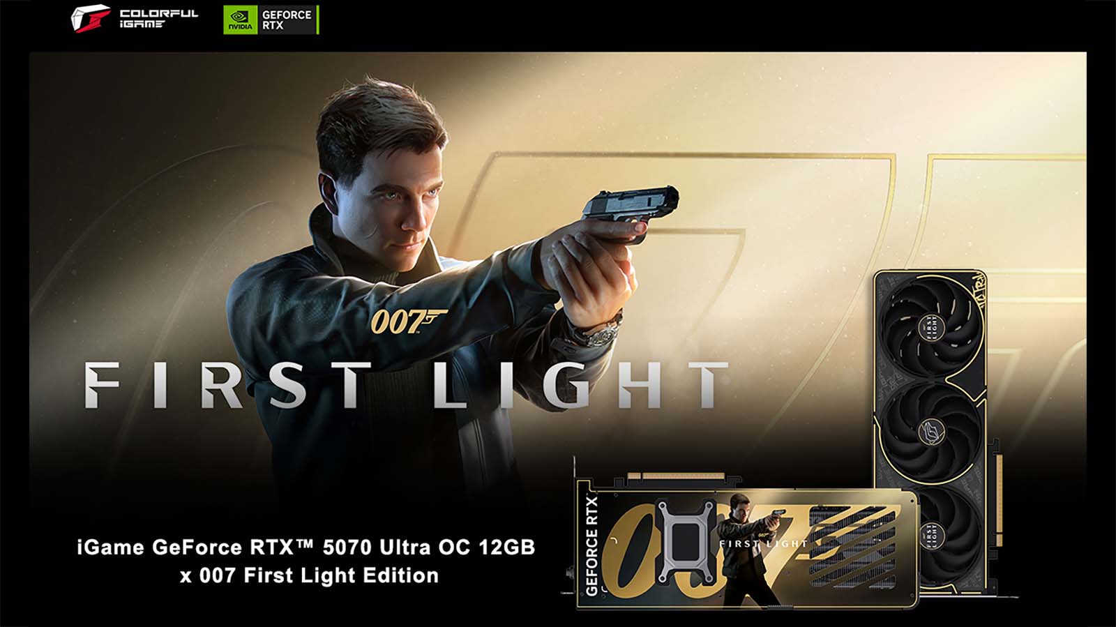 COLORFUL Unveils RTX 5070 x 007 First Light Edition Card | ThePCEnthusiast