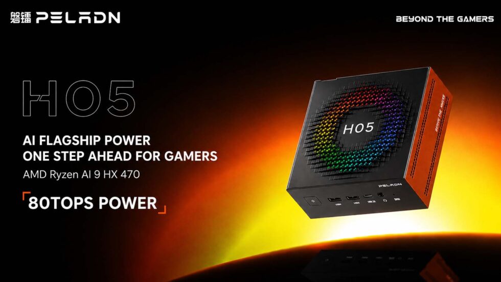 PELADN HO5 AI 470 Mini PC Launches With Ryzen AI 9 HX 470 | ThePCEnthusiast